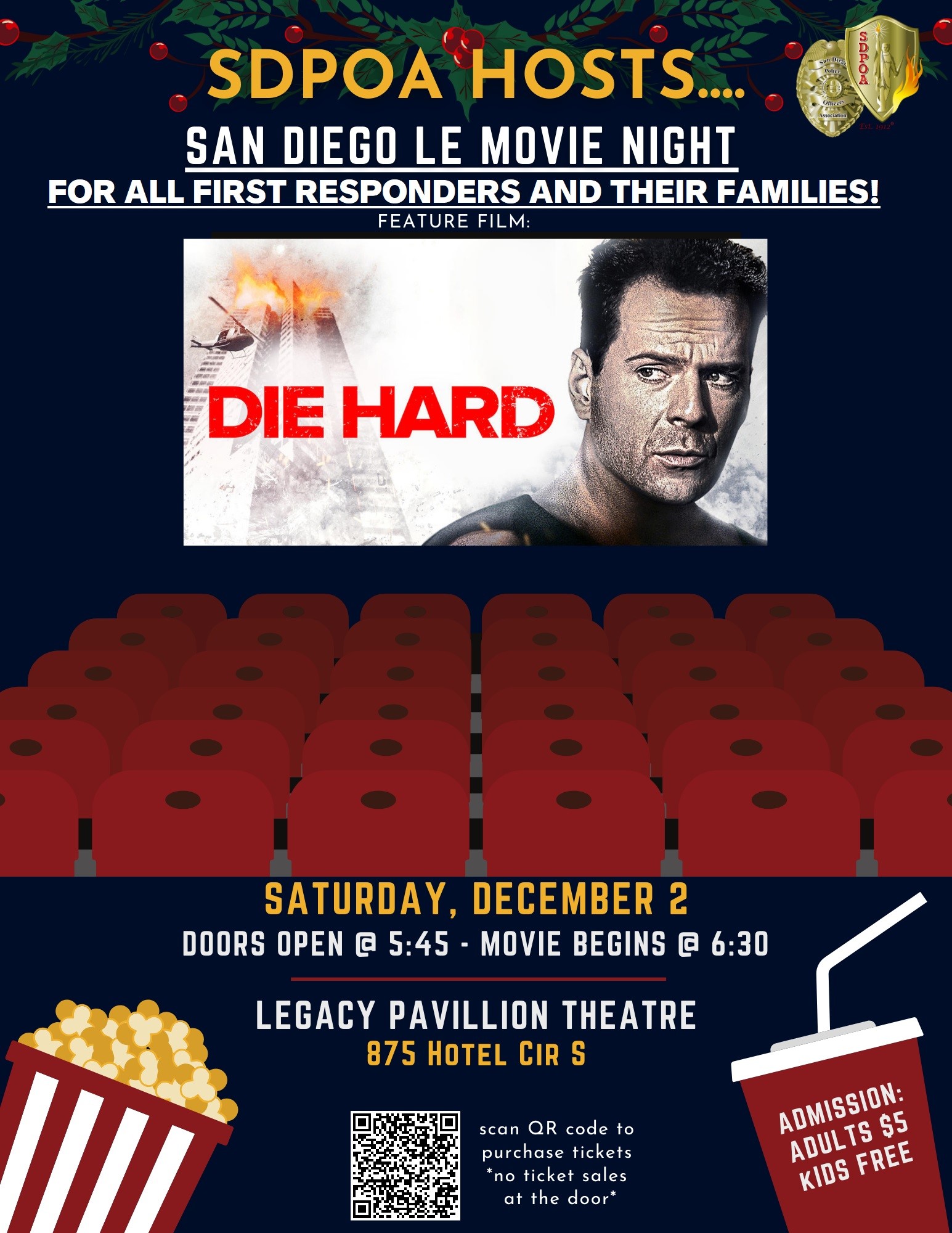 SDPOA Movie Night Event | San Diego Municipal Employees Association